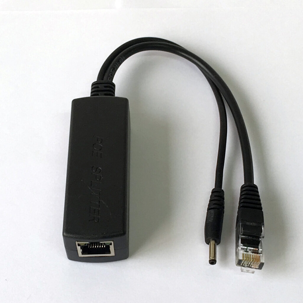 5V 2.4A POE SPLITTER with 3.5mm OD/1.35mm ID Barrel DC jack - PINE STORE