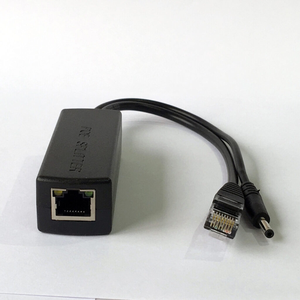 5V 2.4A POE SPLITTER with 3.5mm OD/1.35mm ID Barrel DC jack - PINE STORE